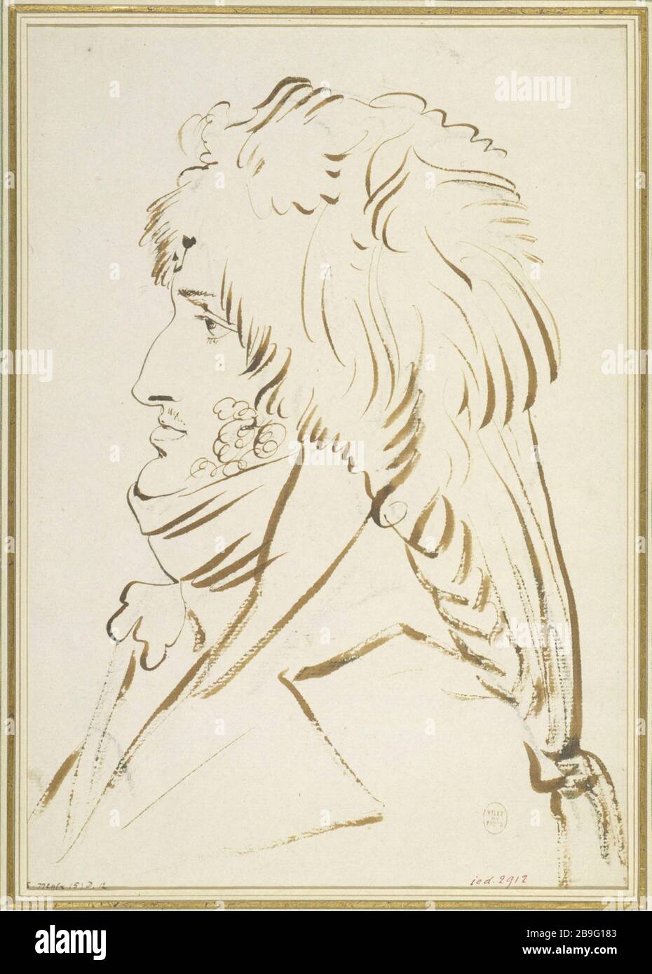 Portrait of Murat in incredible costumes, aged 22. Jean-Baptiste Isabey ...