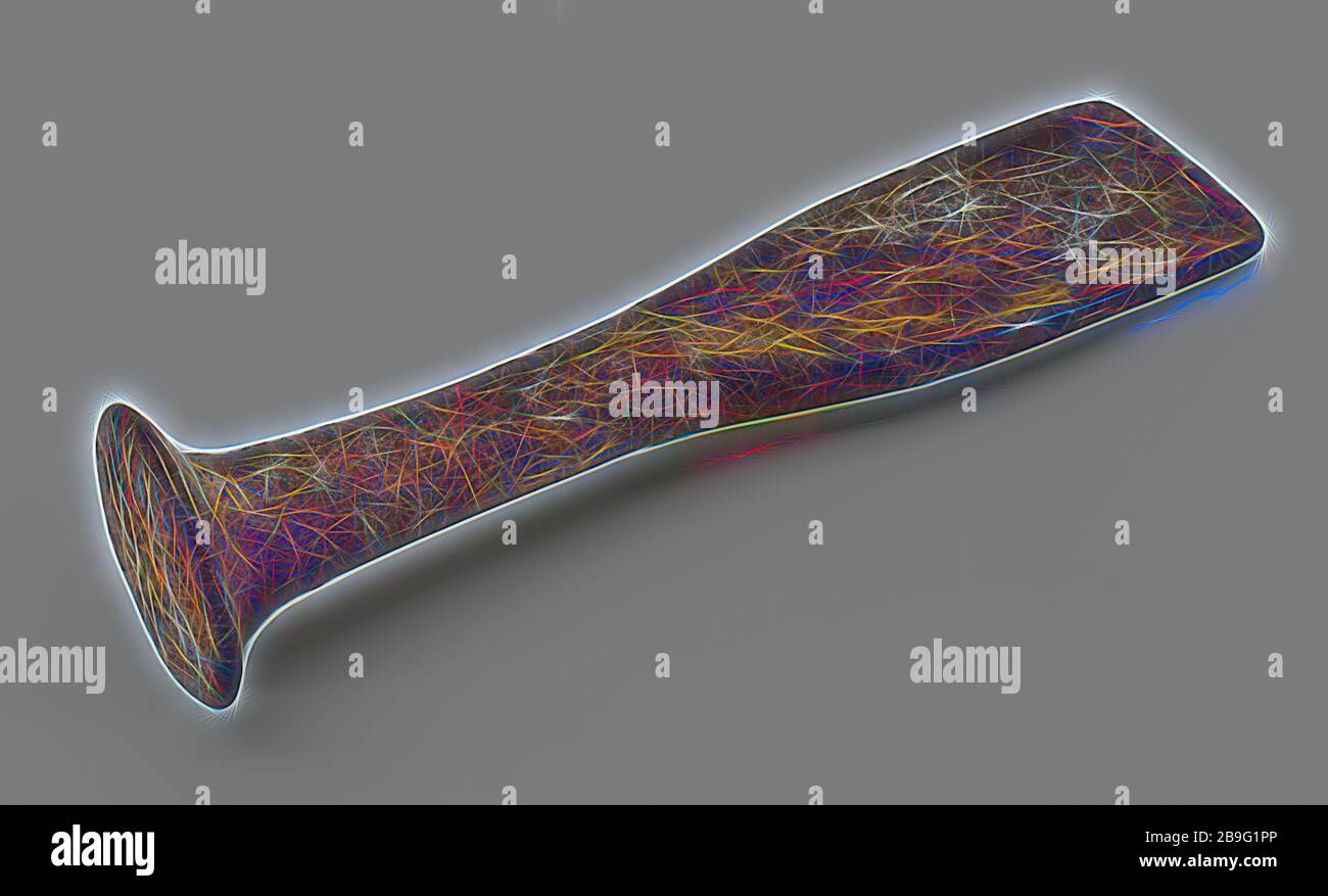 Steel chisel with blunt, wide cut, caulk tool equipment ground find ...