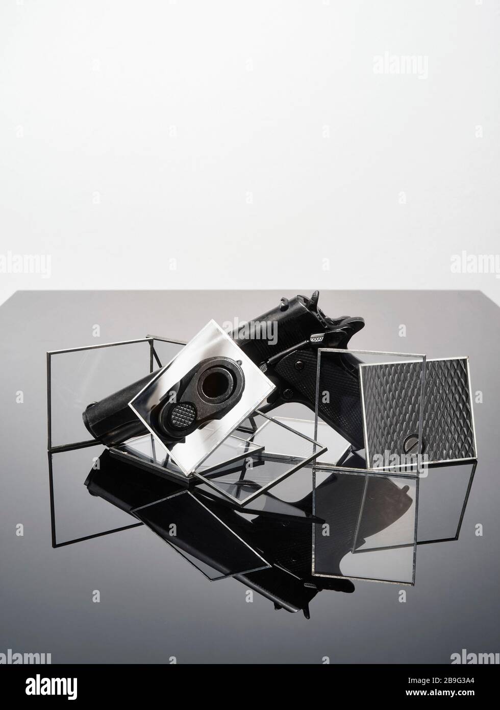 Still life abstract of gun Stock Photo - Alamy