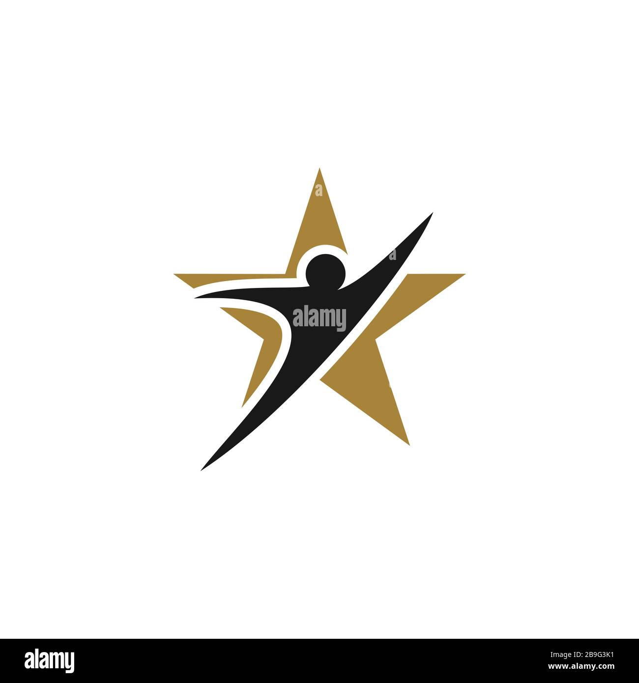 Star Human Shape Logo Template Illustration Design. Vector EPS 10 Stock ...