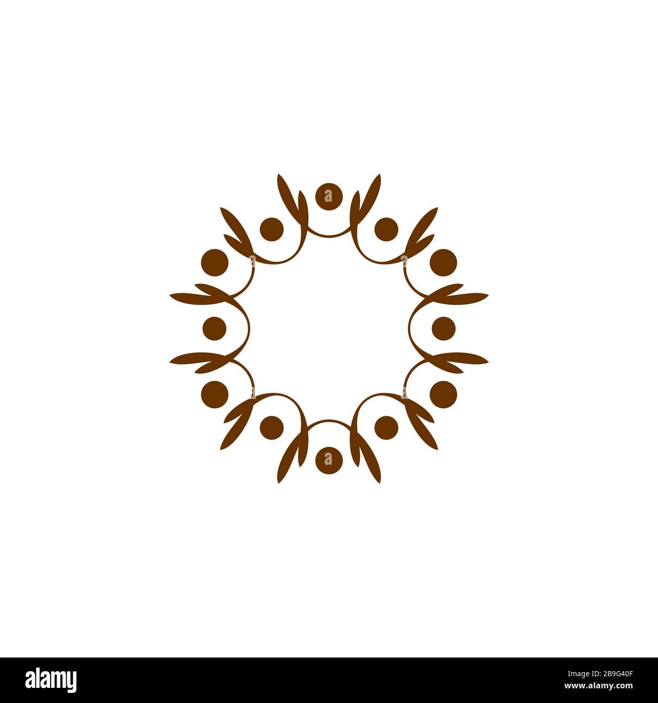 Unity logo template Illustration Design. Vector EPS 10 Stock Photo - Alamy