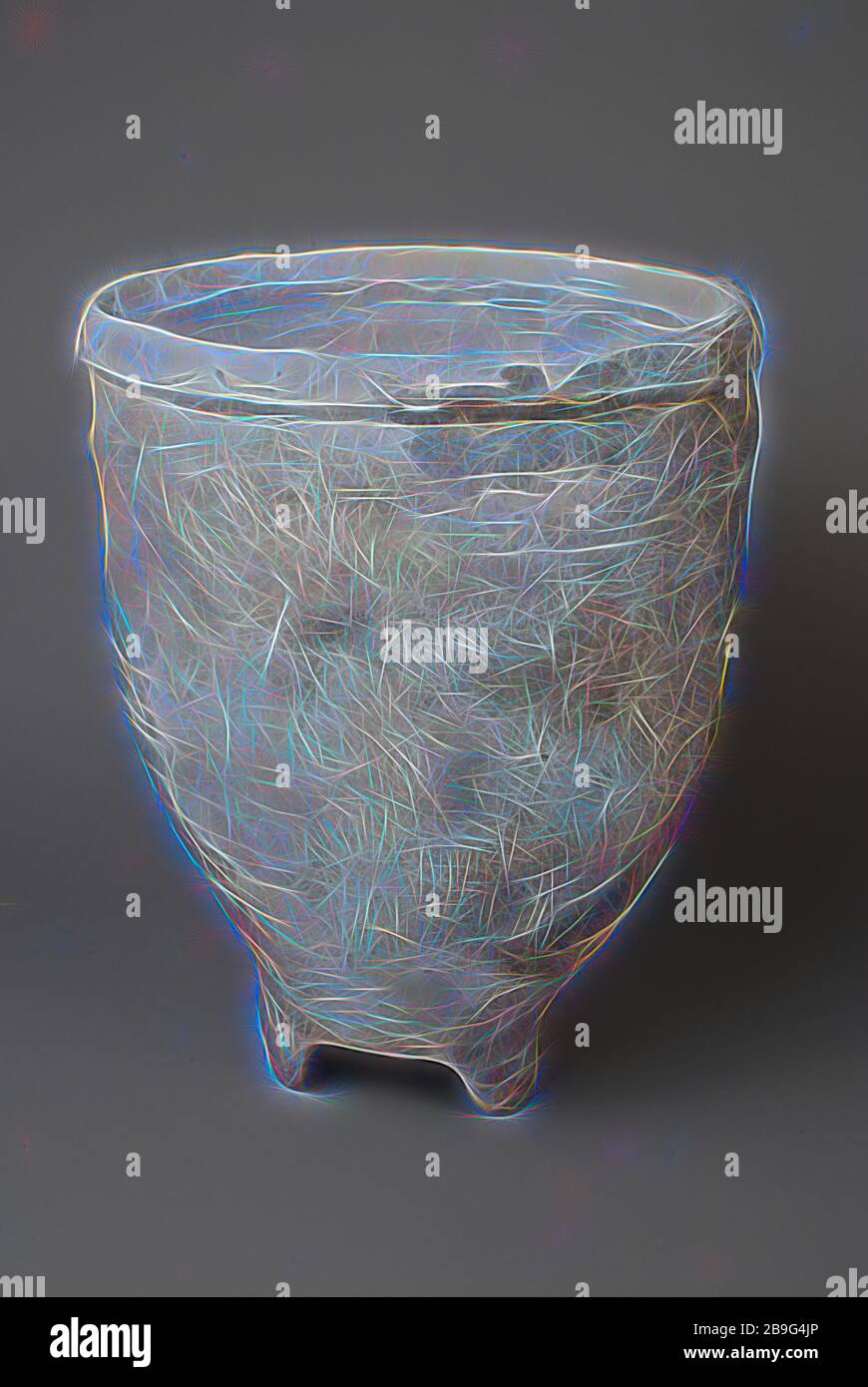 Pottery pipe pot, gray shard, from waste pit Rotterdam pipe making ...