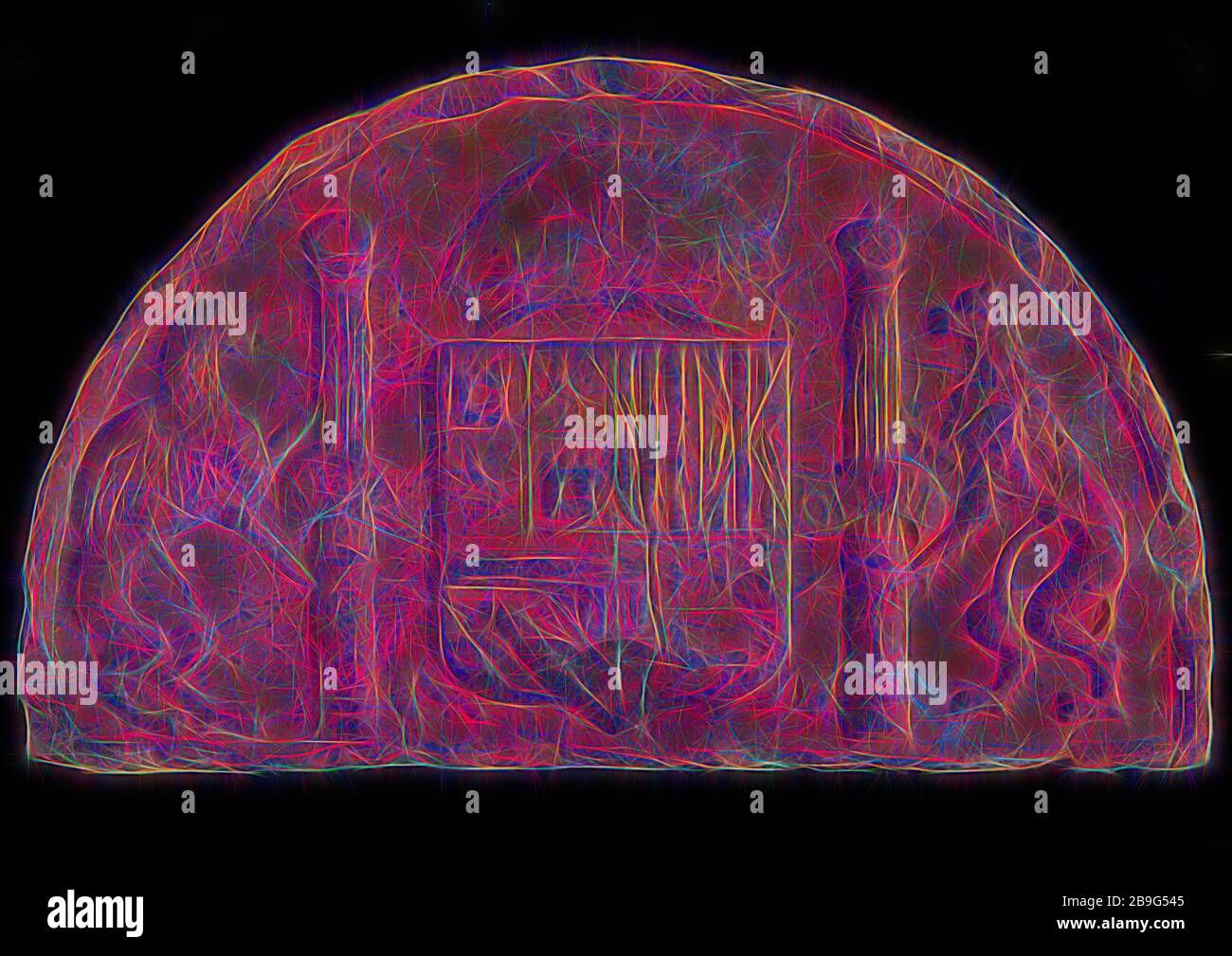 Hearthstone, capstone, with escutcheon of Emperor Charles V, King of ...