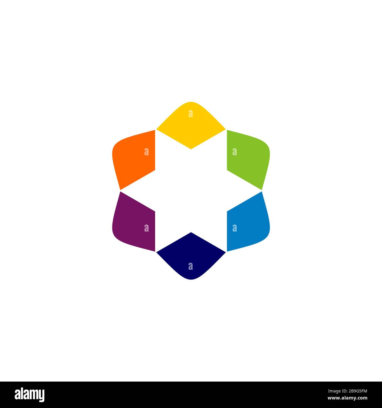 Colorful Jewish Star Logo Template Illustration Design. Vector EPS 10 ...