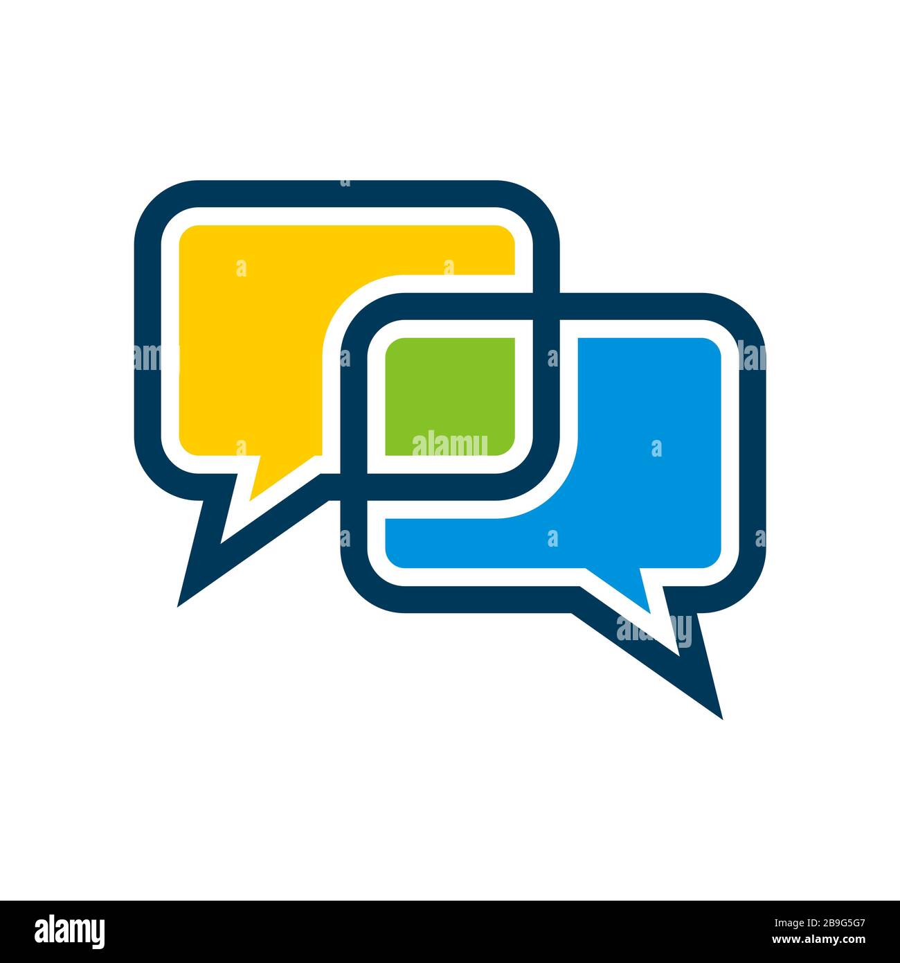 Colorful Speech Bubble Logo Template Illustration Design. Vector EPS 10 ...