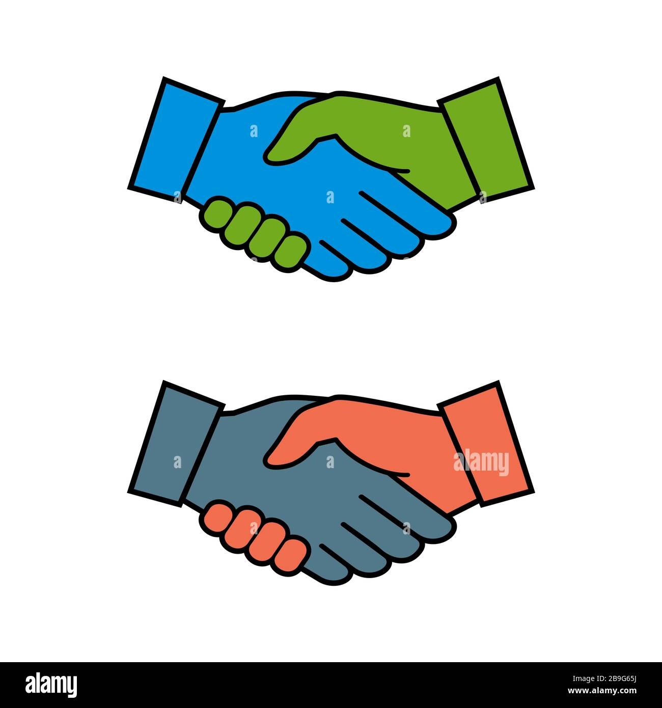 Handshake Logo Clipart Designs