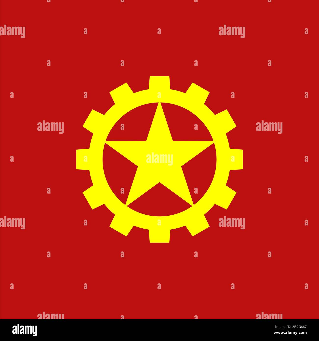 Star and Gear Logo Template Illustration Design. Vector EPS 10 Stock ...