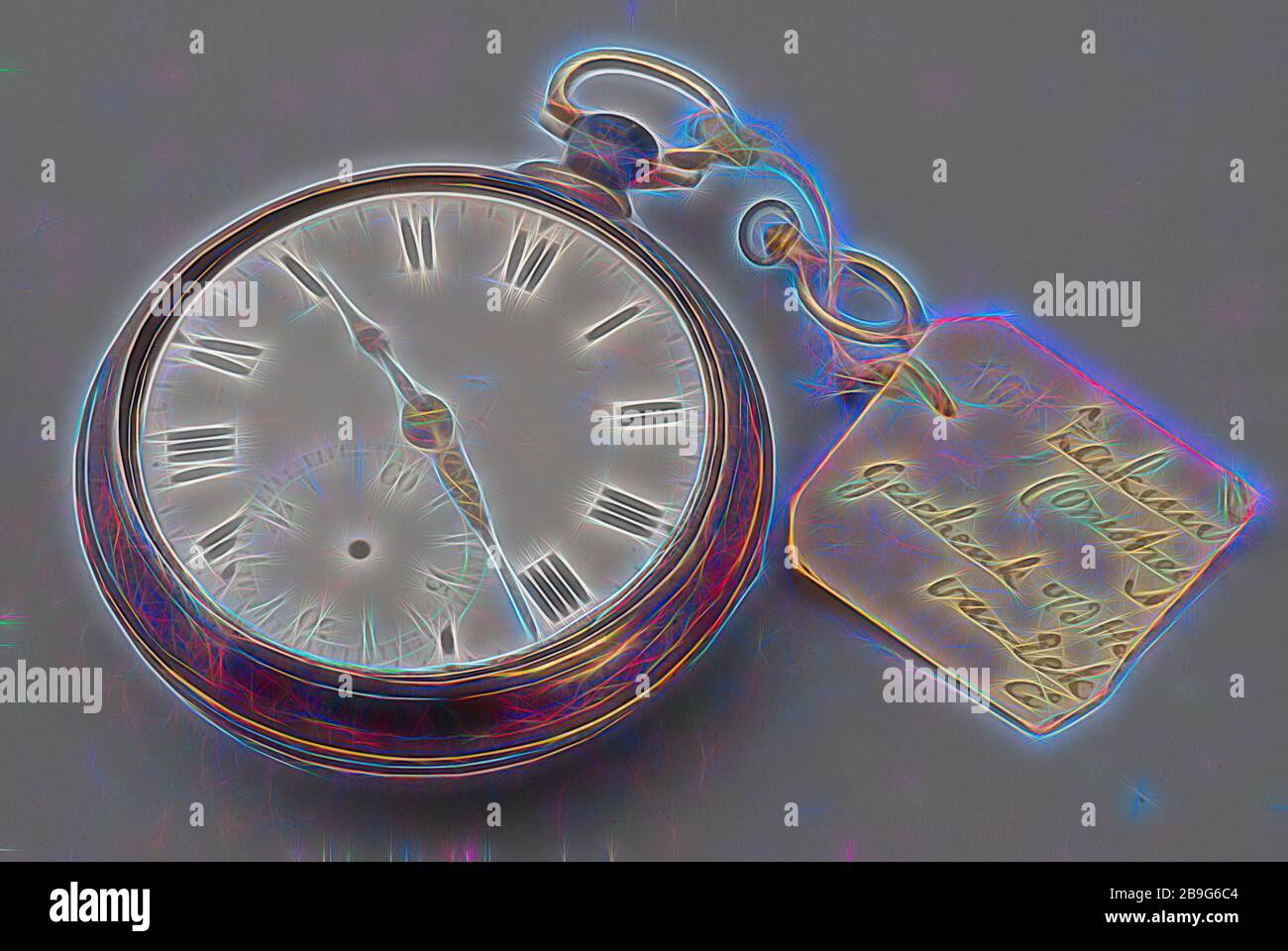 Johnson, Edward, Pocket watch with white-enamel dial and gold hands ...