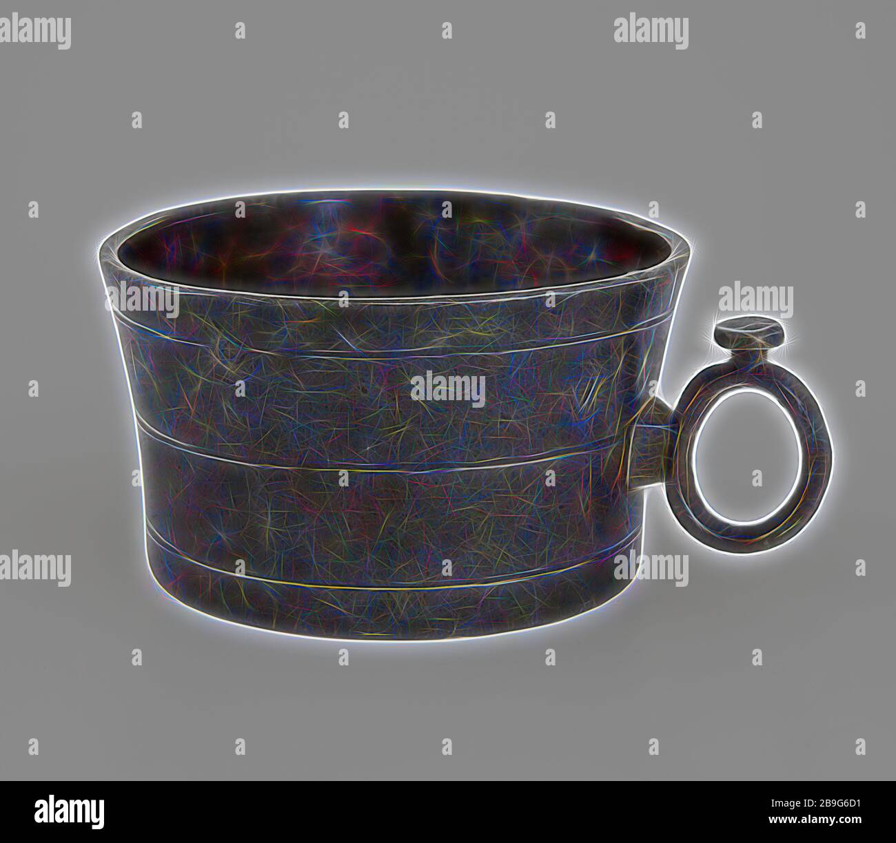 Tinsmith: Dirck Jansz. Messchaert I, Pewter cup with incised Boomoly ...