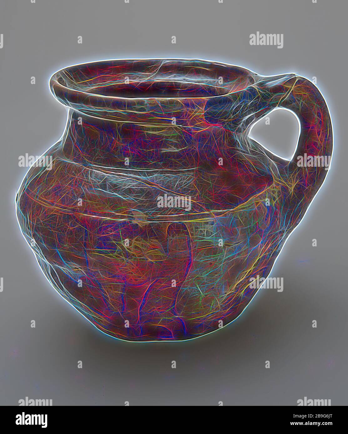 Pottery room comfort on vaulted bottom, convex model with neck and ...