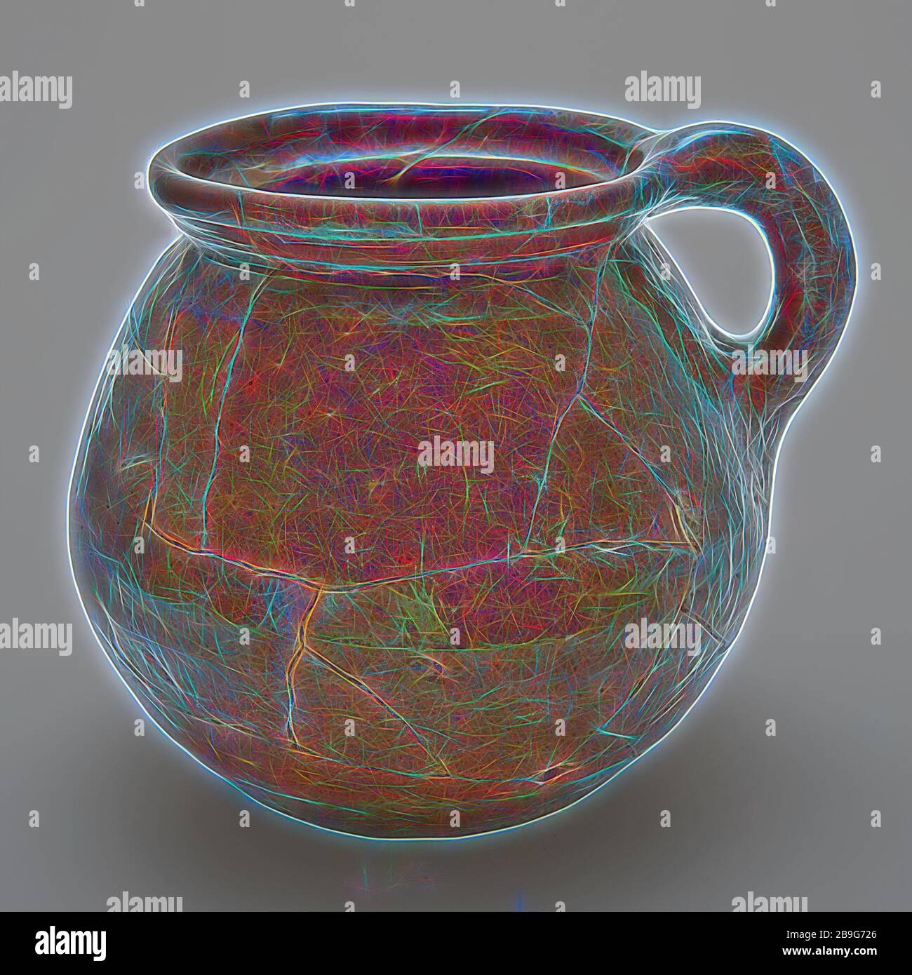 Pottery room comfort with vaulted bottom, ovoid shape with lid groove ...