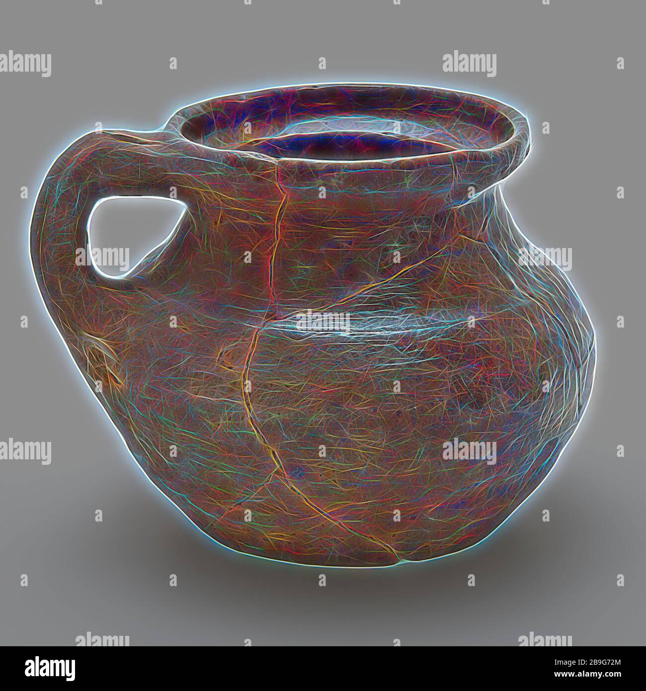 Pottery room comfort on curved floor, lid slot and standing sausage ear ...