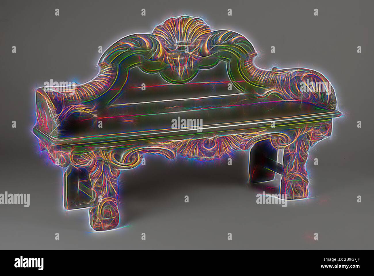 Rococo corridor bench, sofa furniture furniture interior design wood ...