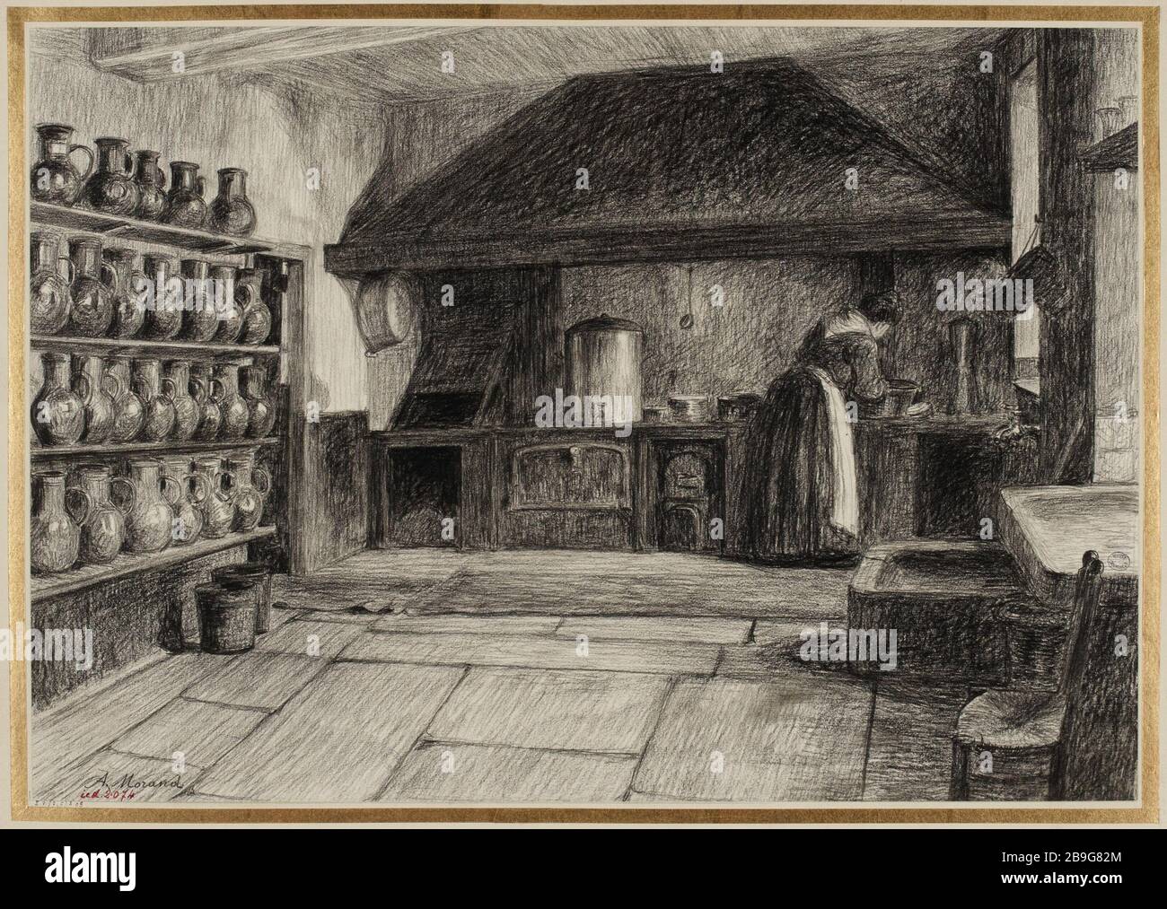 Prison Saint-Lazare: Kitchen Infirmary Stock Photo - Alamy