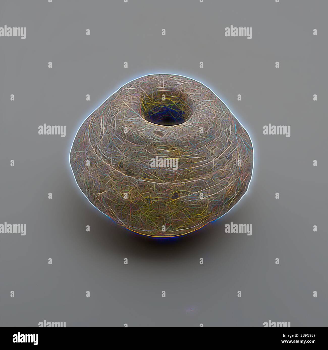 Pottery spinklos, double conical, gray shard, spinklos soil finds ...