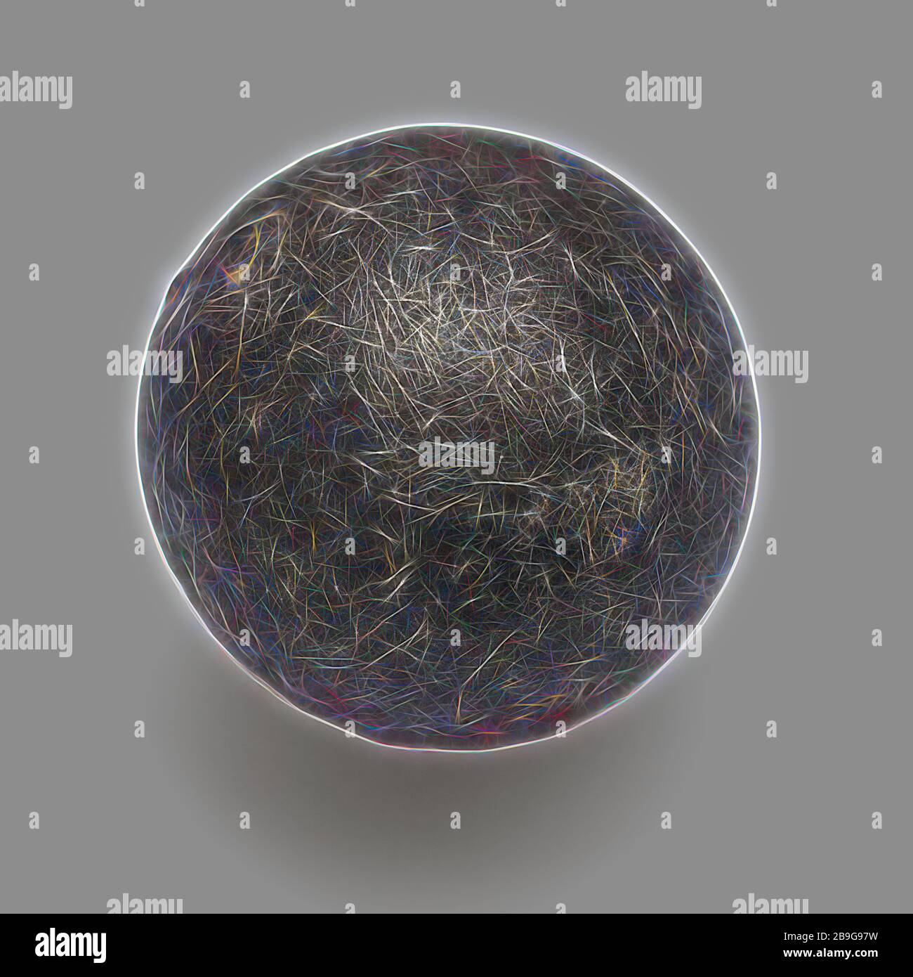 Metal button, sphere of tin with fixed eye, knot clothing accessory ...