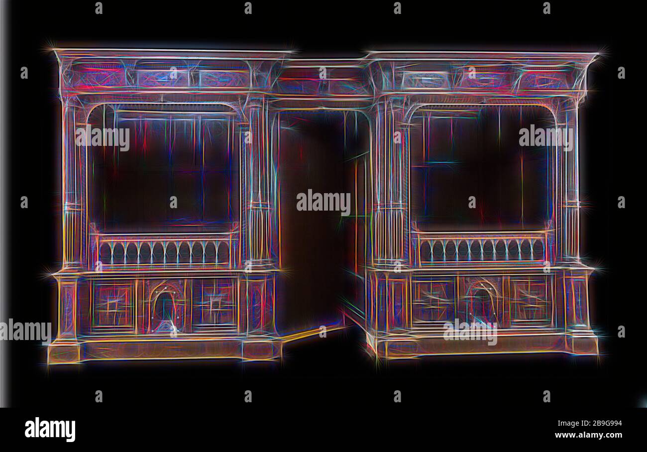 Double bedstead of homestead in Poortugaal, bedstede bed furniture ...