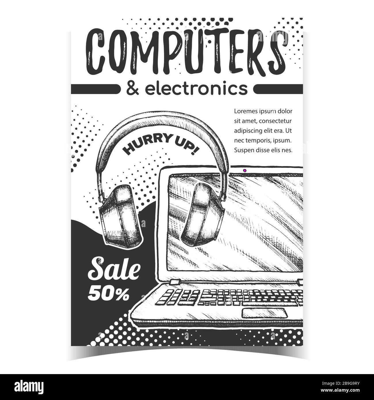 Retro portable computers Stock Vector Images - Alamy