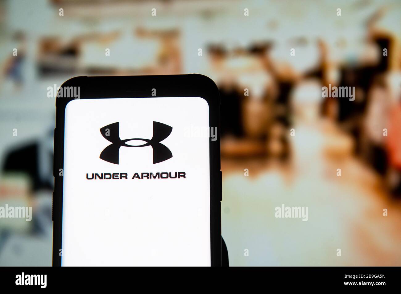 Under armour logo hi-res stock photography and images - Alamy