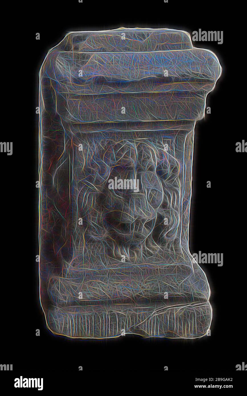 Basement with lion head, basement ornament building component sandstone ...