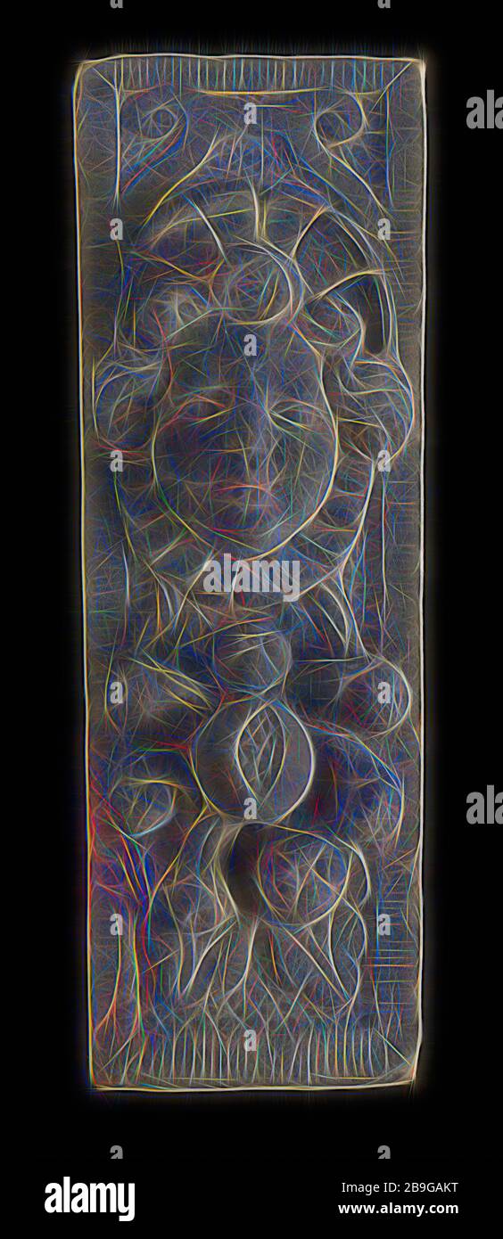 Cornerstone with gable head, woman with collar, keystone gable ornament ...