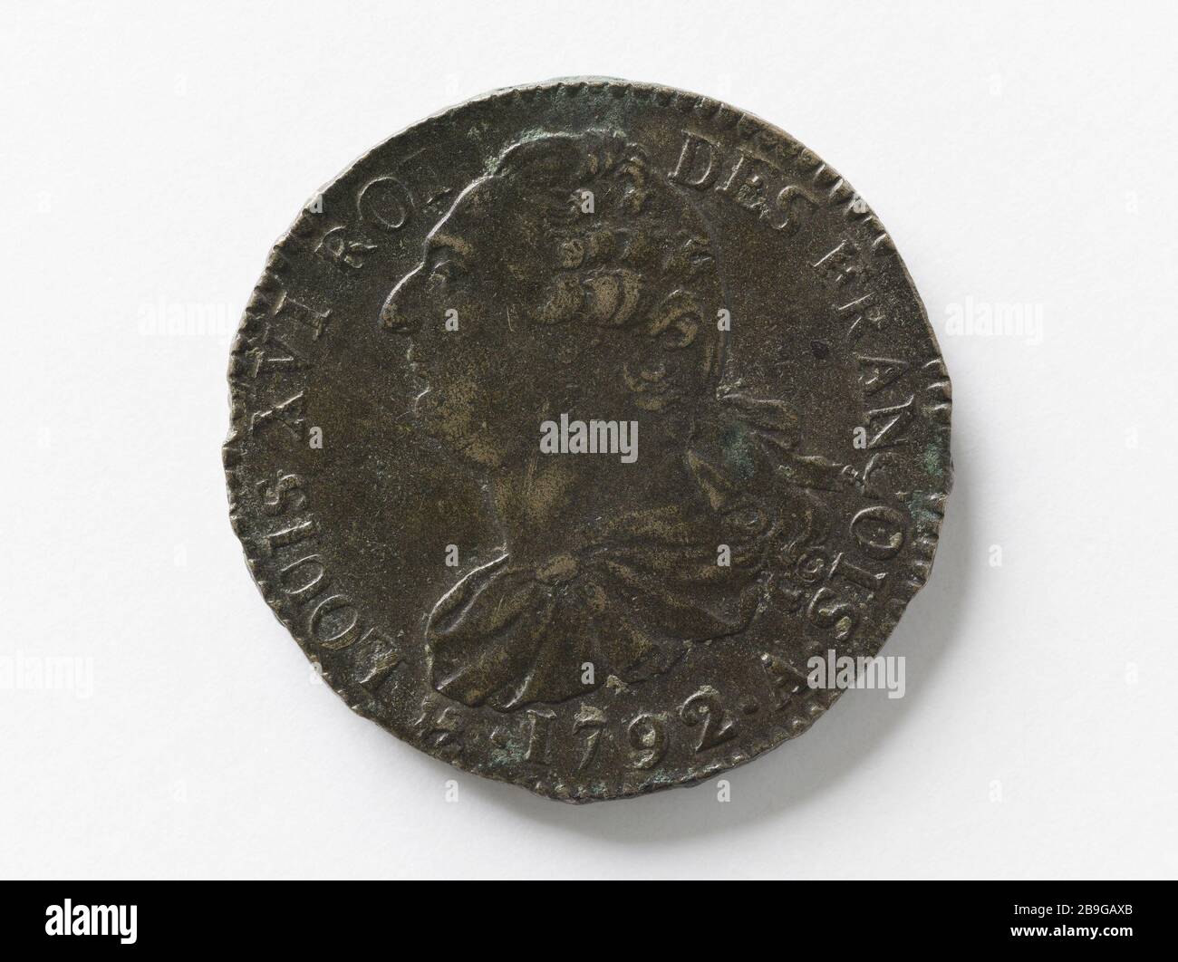 Double constitutional ground, 1792 Augustin Dupré (1748-1833)Double sol ...