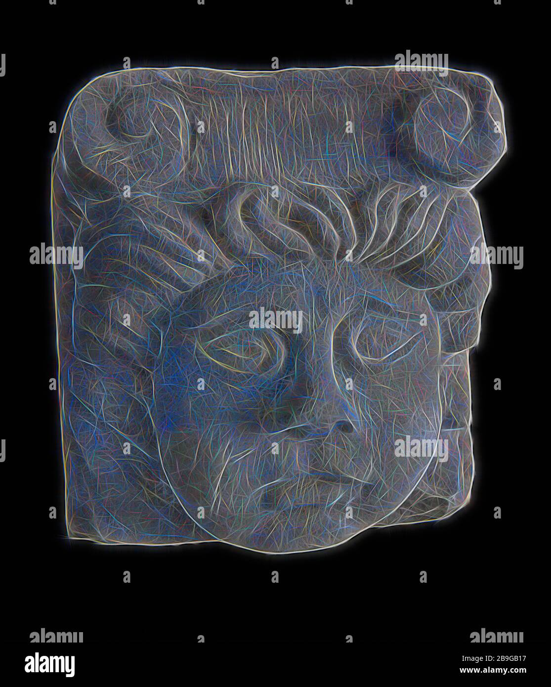 Console with woman head, console building element sandstone stone ...