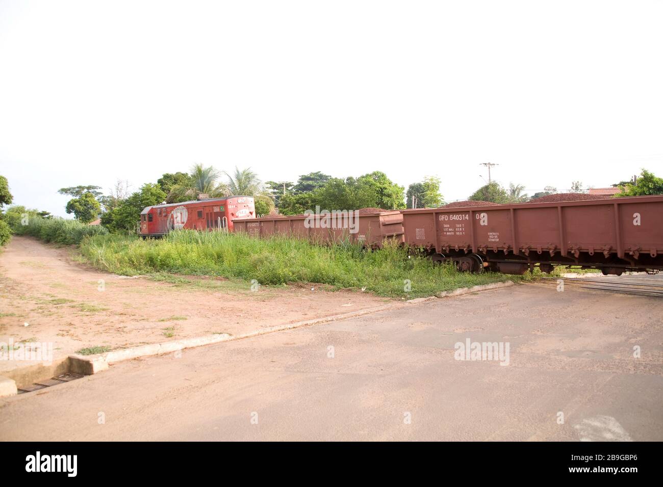 Train, Railroad, Miranda, Mato Grosso do Sul, Brazil Stock Photo - Alamy