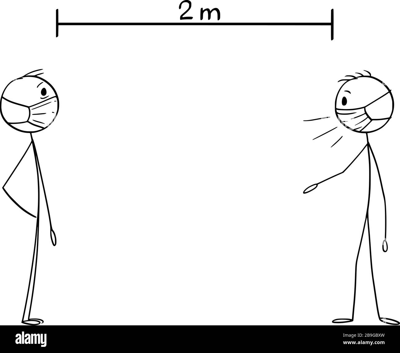 Vector cartoon stick figure drawing instructional illustration how to ...