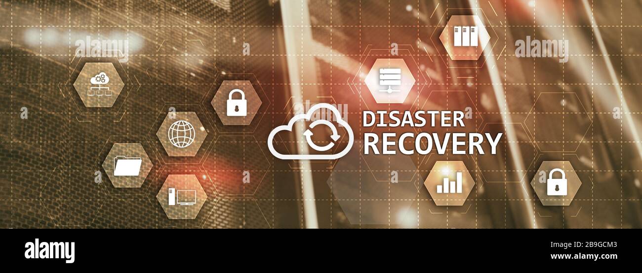 Disaster Recovery Plan for your corporation. Cyber Security concept ...