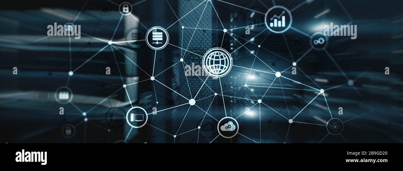 Universal technological background for your project. Web and lines ...