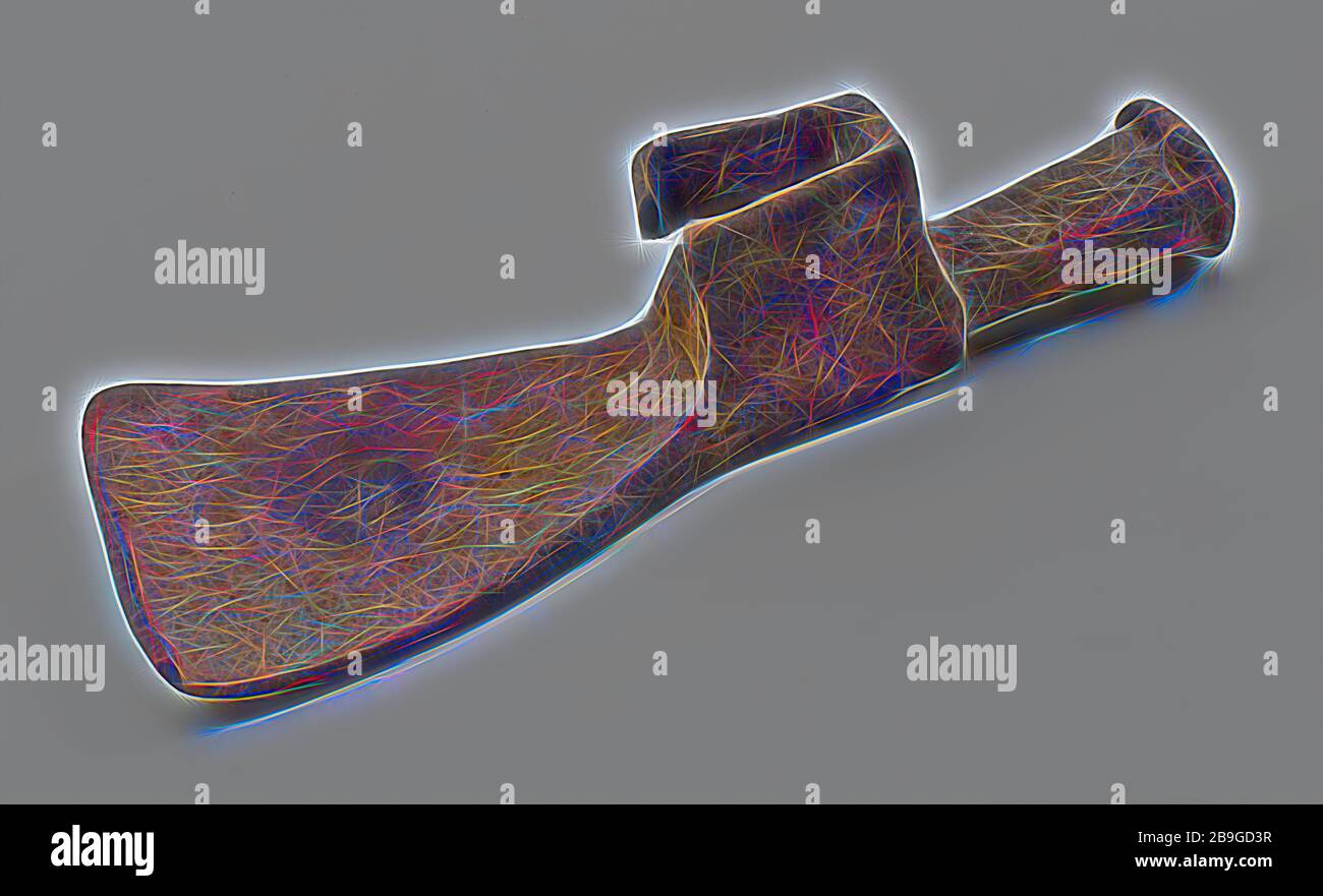 Carpenter's drawbar with drawbar on one side and hammer on the other ...