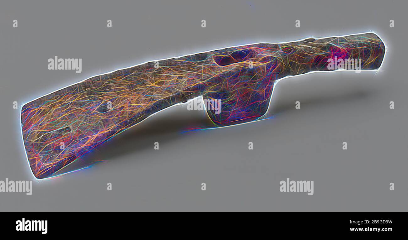 Carpenter's drawbar with drawbar on one side and hammer on the other ...