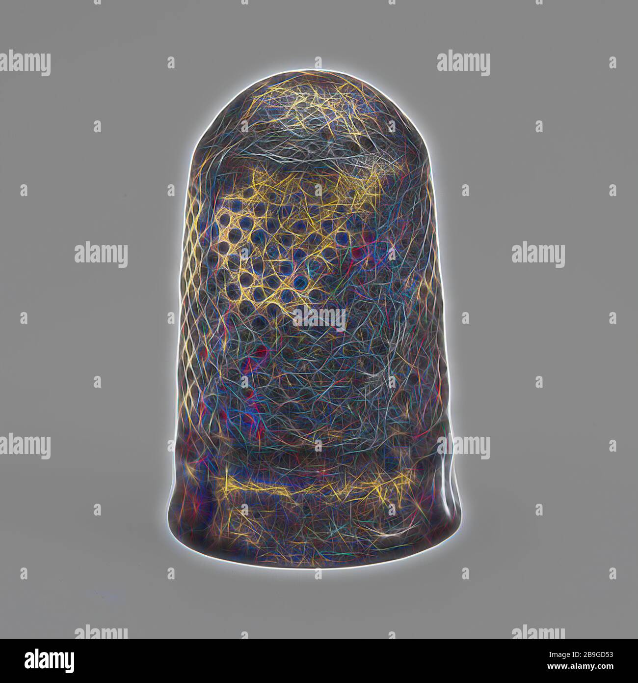 Copper molded thimble with groove at the top, thimble sewing kit soil ...