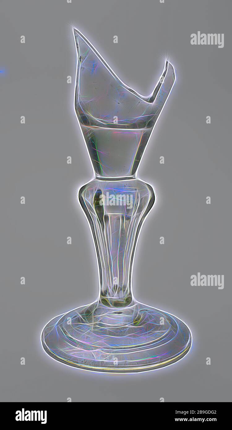 Fragment of foot, trunk and part of chalice glass with Silesian trunk ...