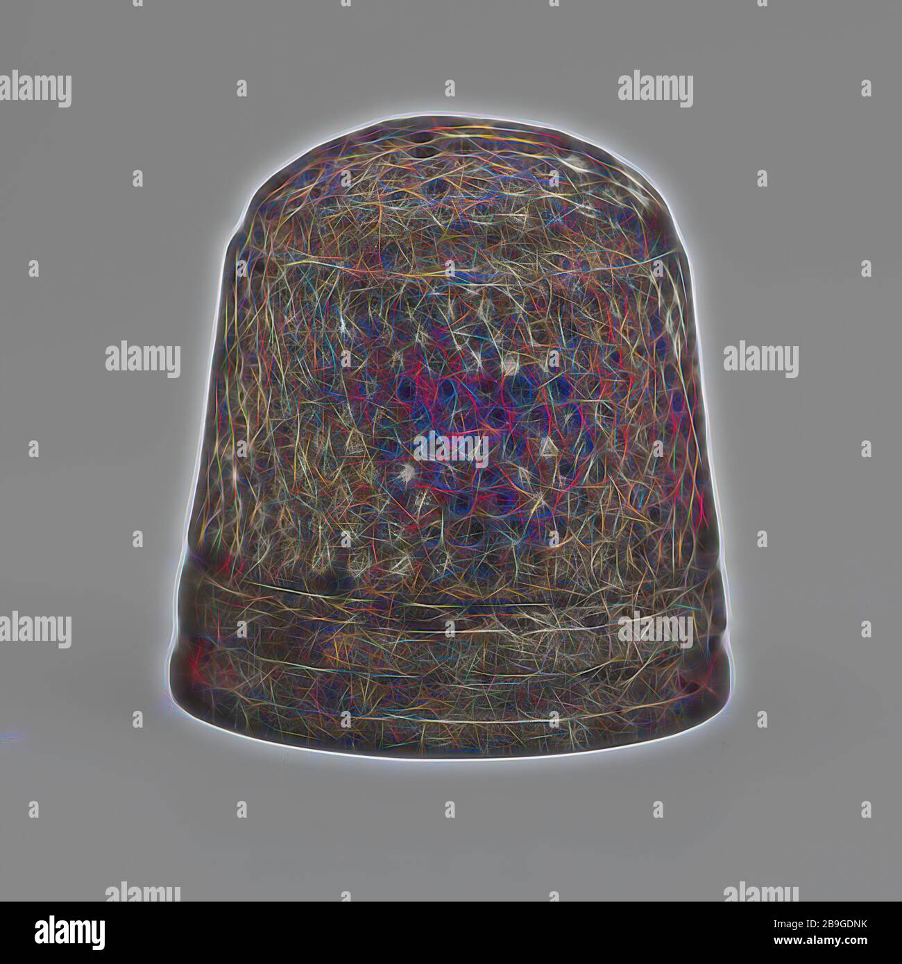 Copper molded thimble with groove at the top, thimble sewing kit soil ...