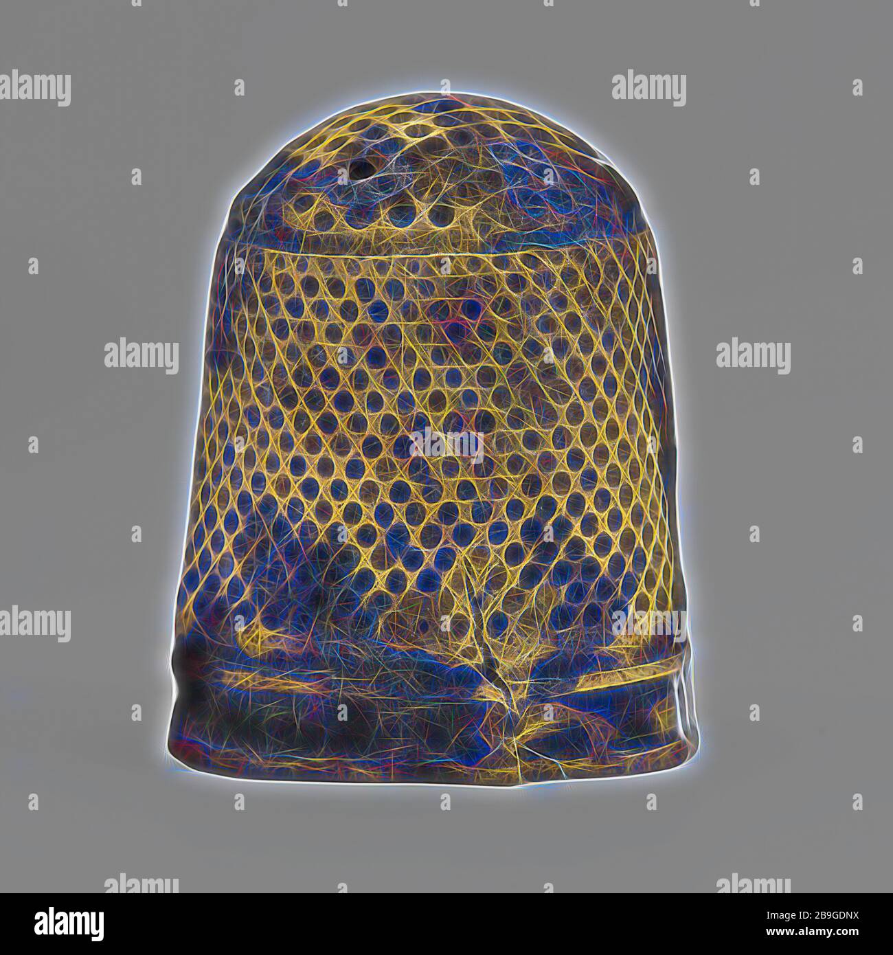 Copper molded thimble with groove at the top, thimble sewing kit soil ...