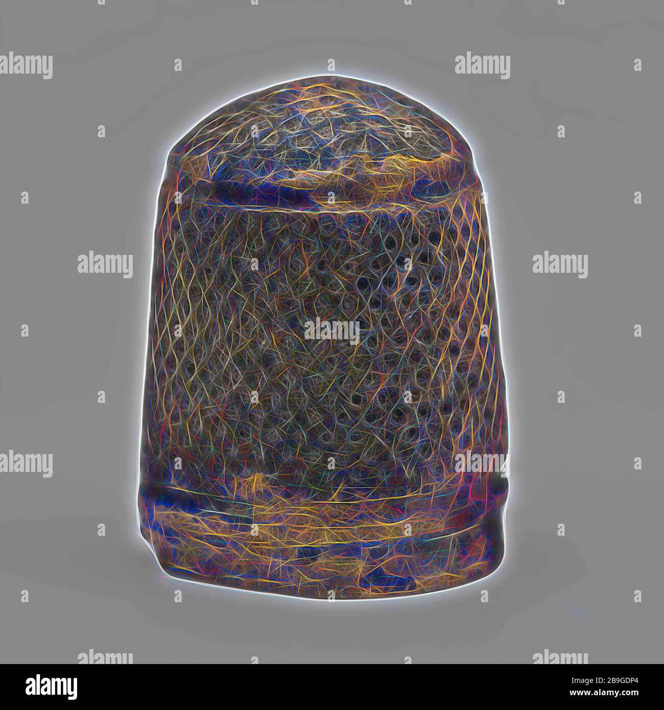 Copper molded thimble with waffle pattern, thimble sewing kit soil find ...