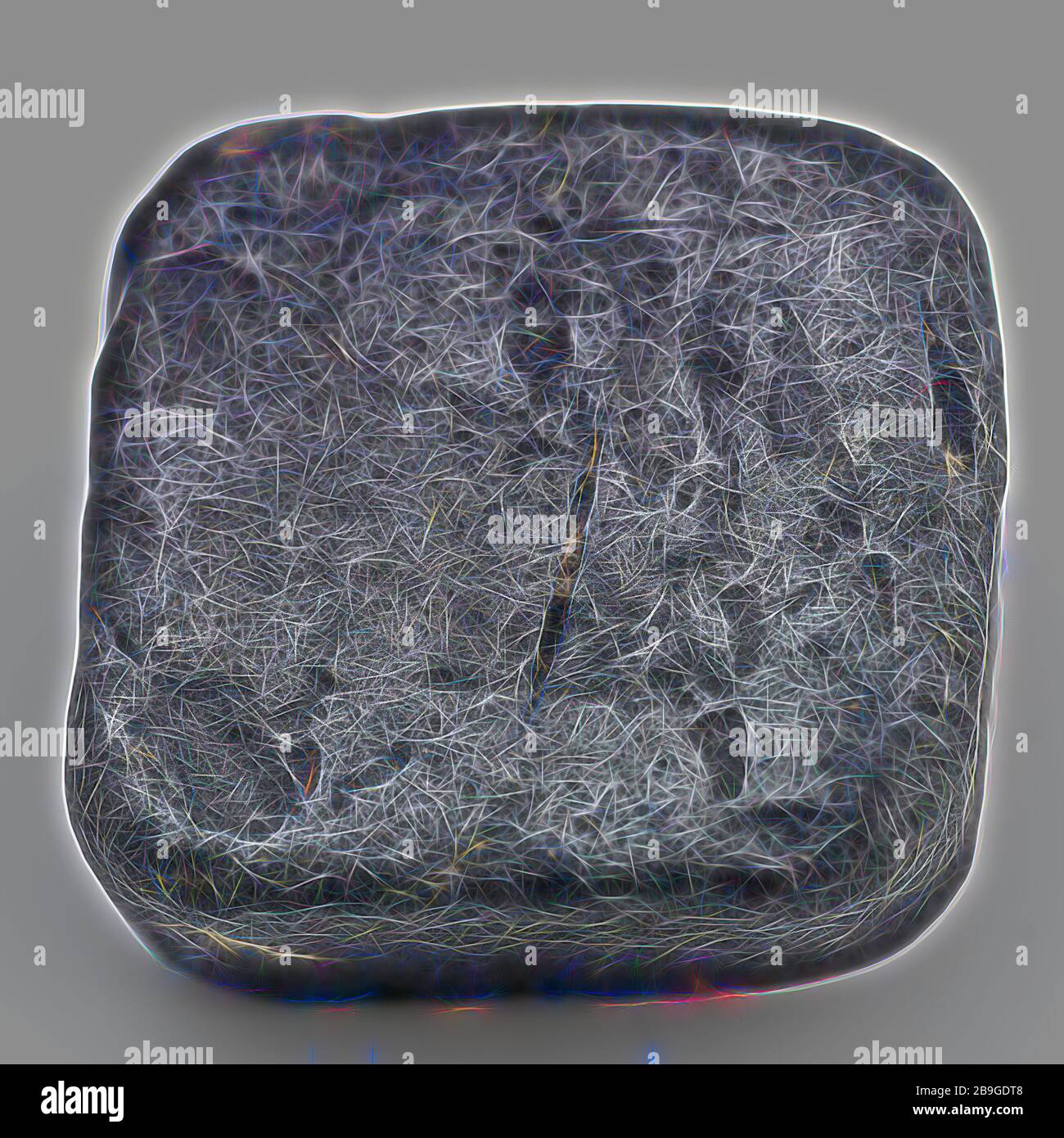 Rectangular solid lead block, artifact soil find lead metal, gram cast ...