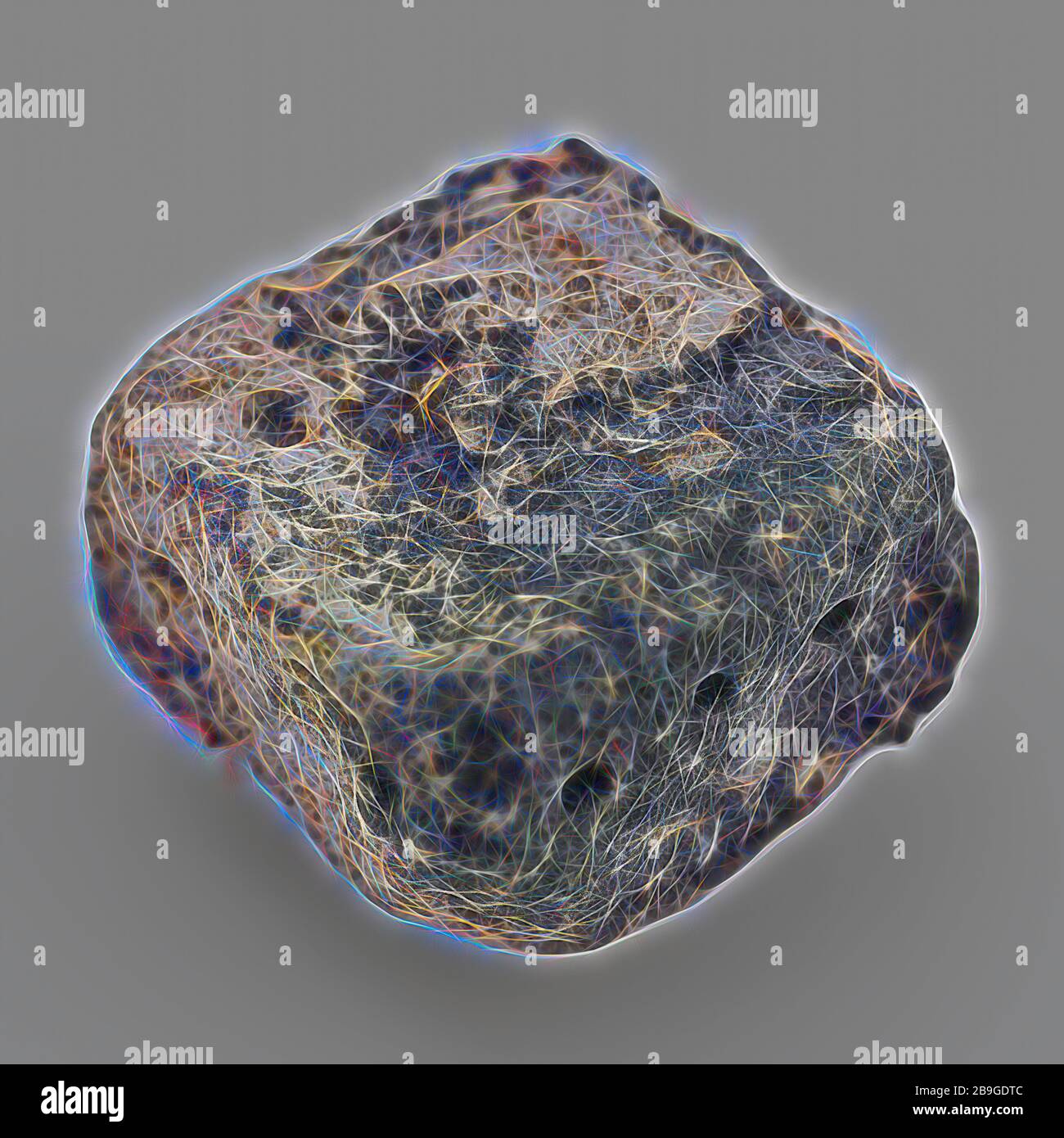 Rectangular block of lead, holes in the sides, artifact soil find lead ...