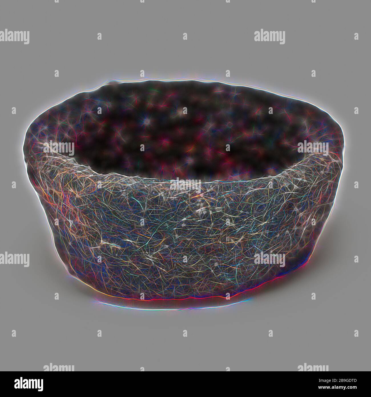 Copper closing weight, round and conical, weight of founding ground ...