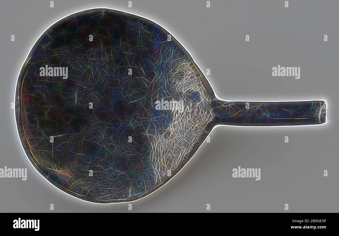 Spoon with fig-shaped container and stem with rectangular cross-section ...