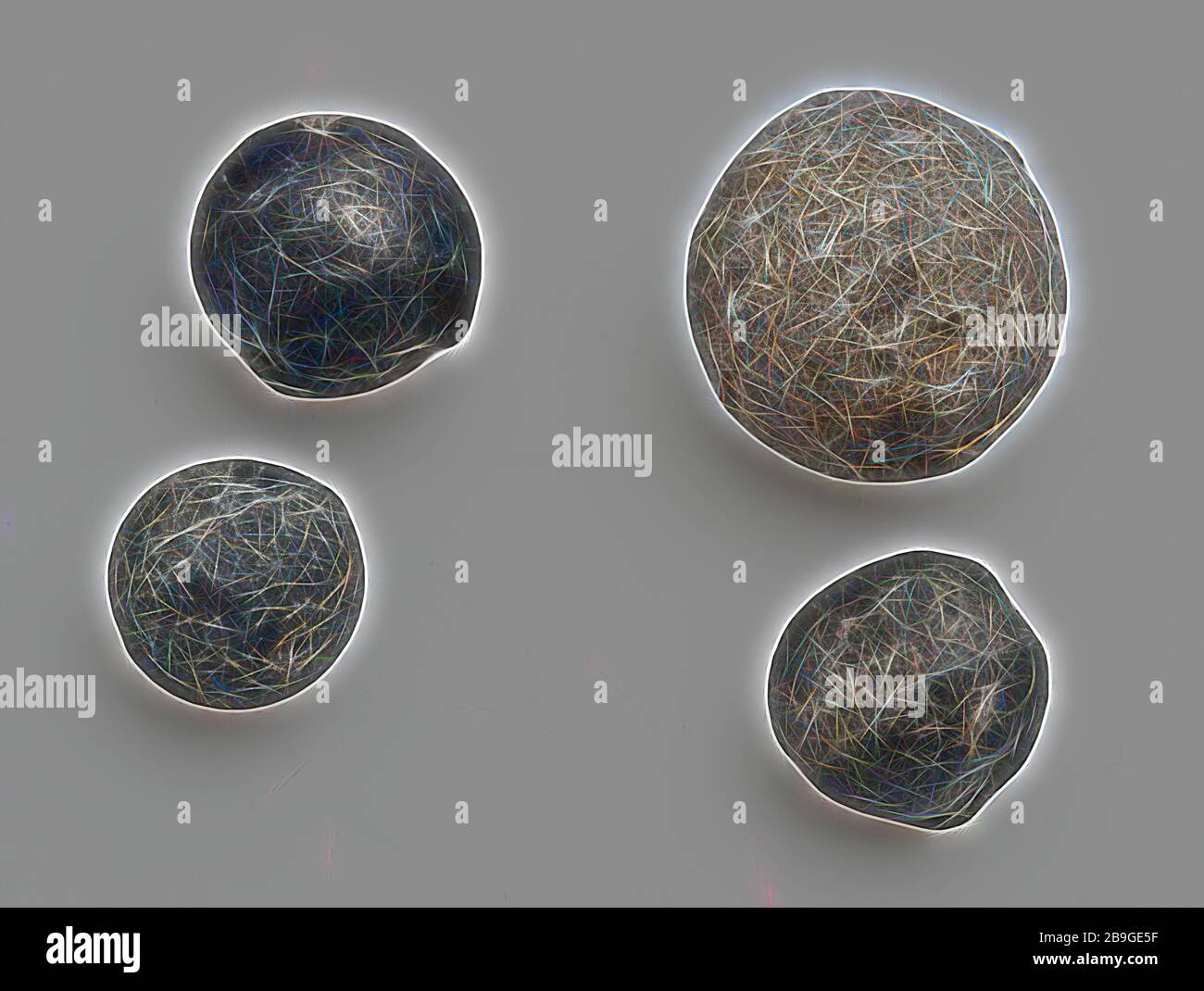 Four lead bullets of different sizes, bullet ammunition soil discovery ...