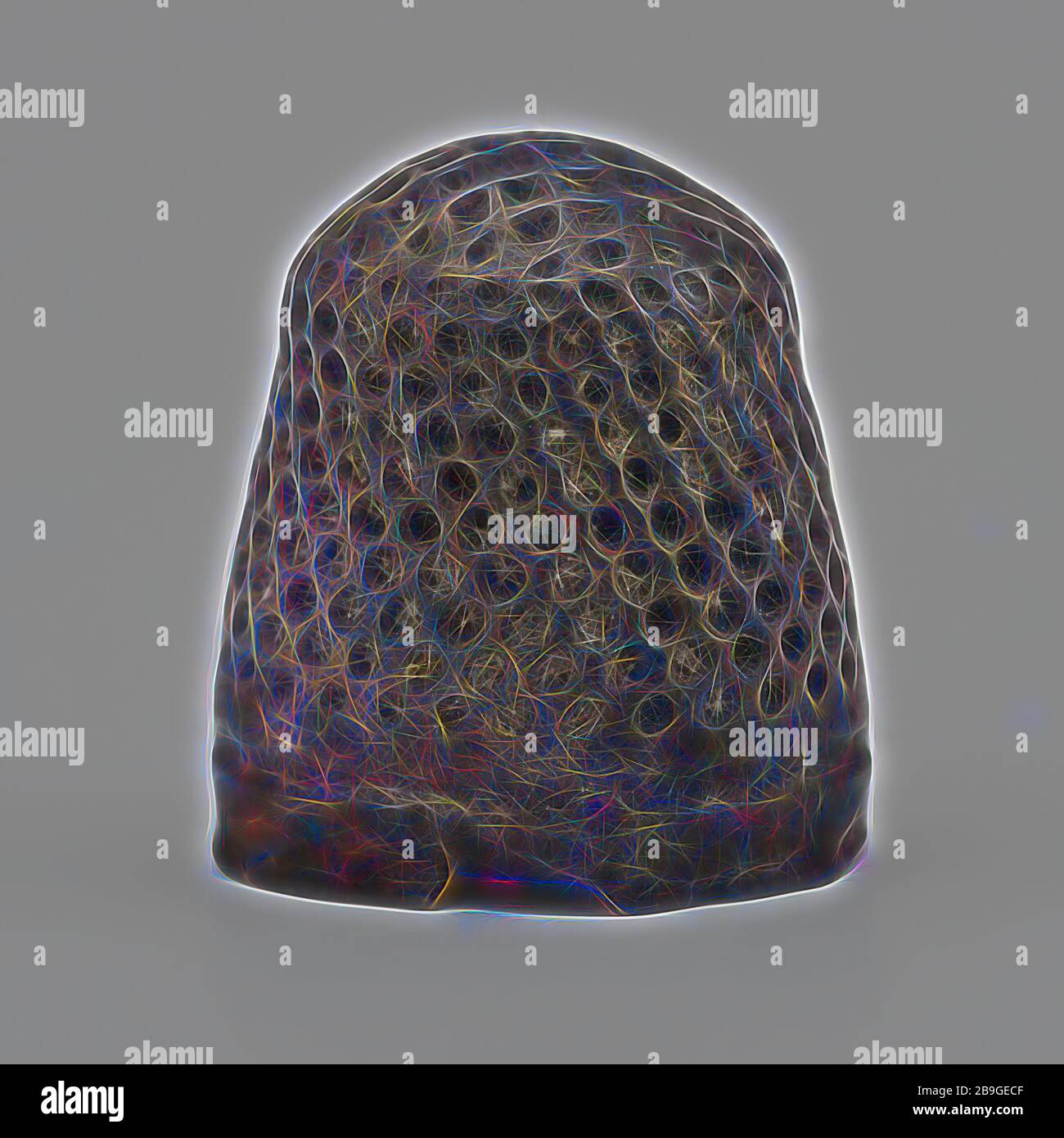 Copper molded thimble with waffle pattern, thimble sewing kit soil find ...