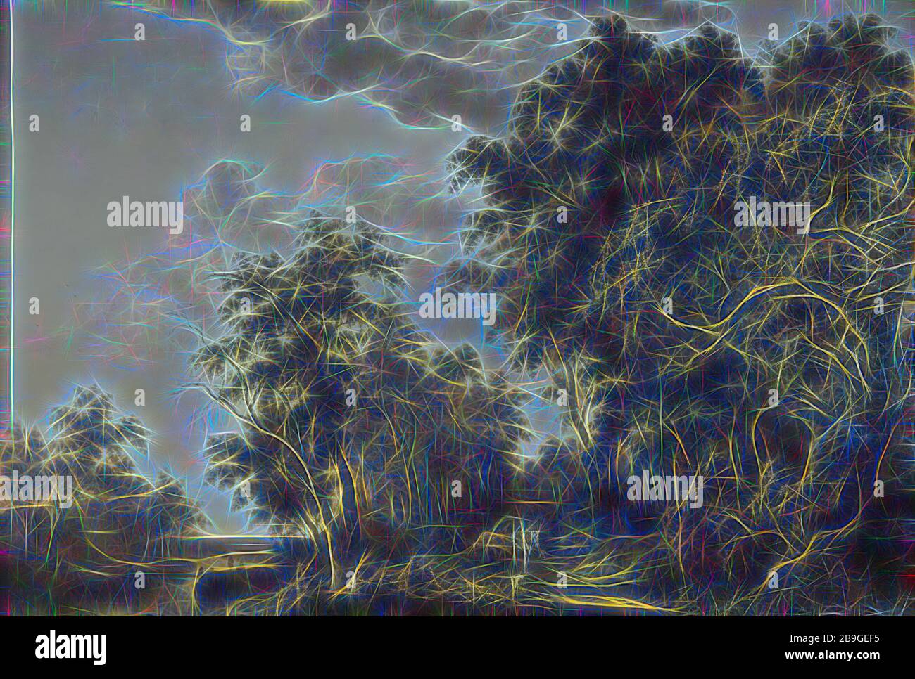 Adriaen Hendricksz. Verboom, Forest face, painting footage linen oil ...