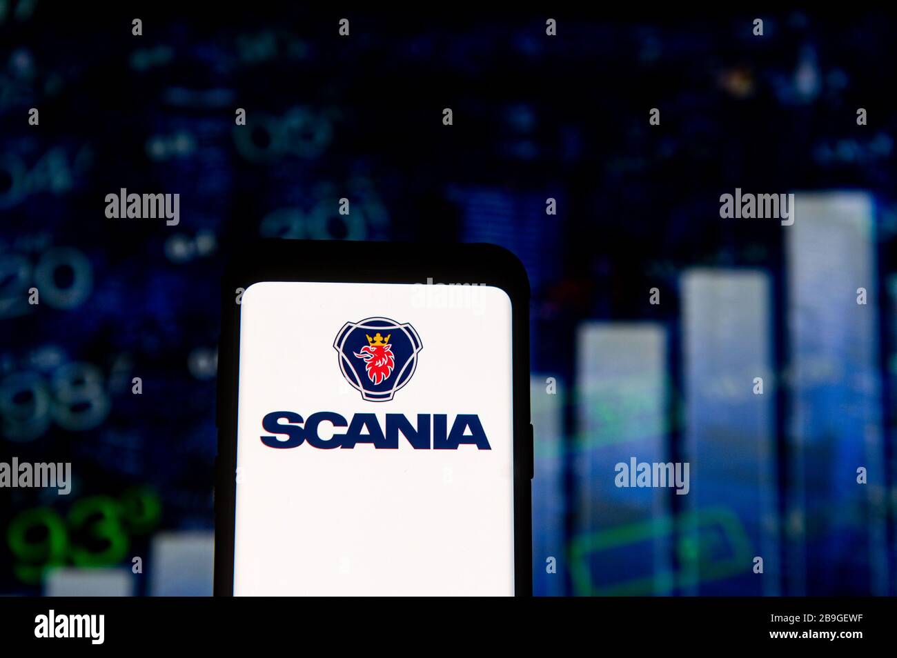 Scania logo hi-res stock photography and images - Alamy