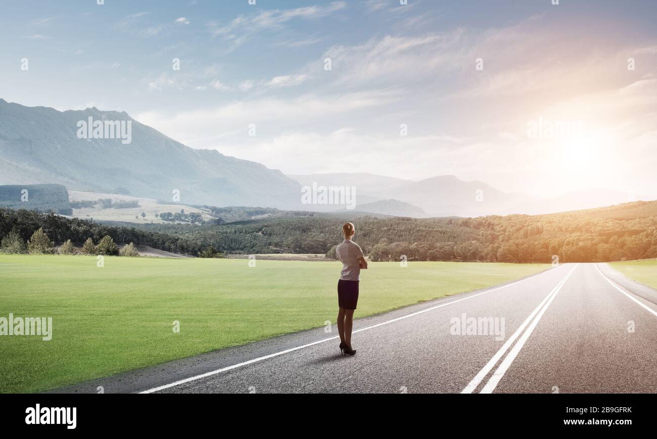 Your way to success Stock Photo - Alamy