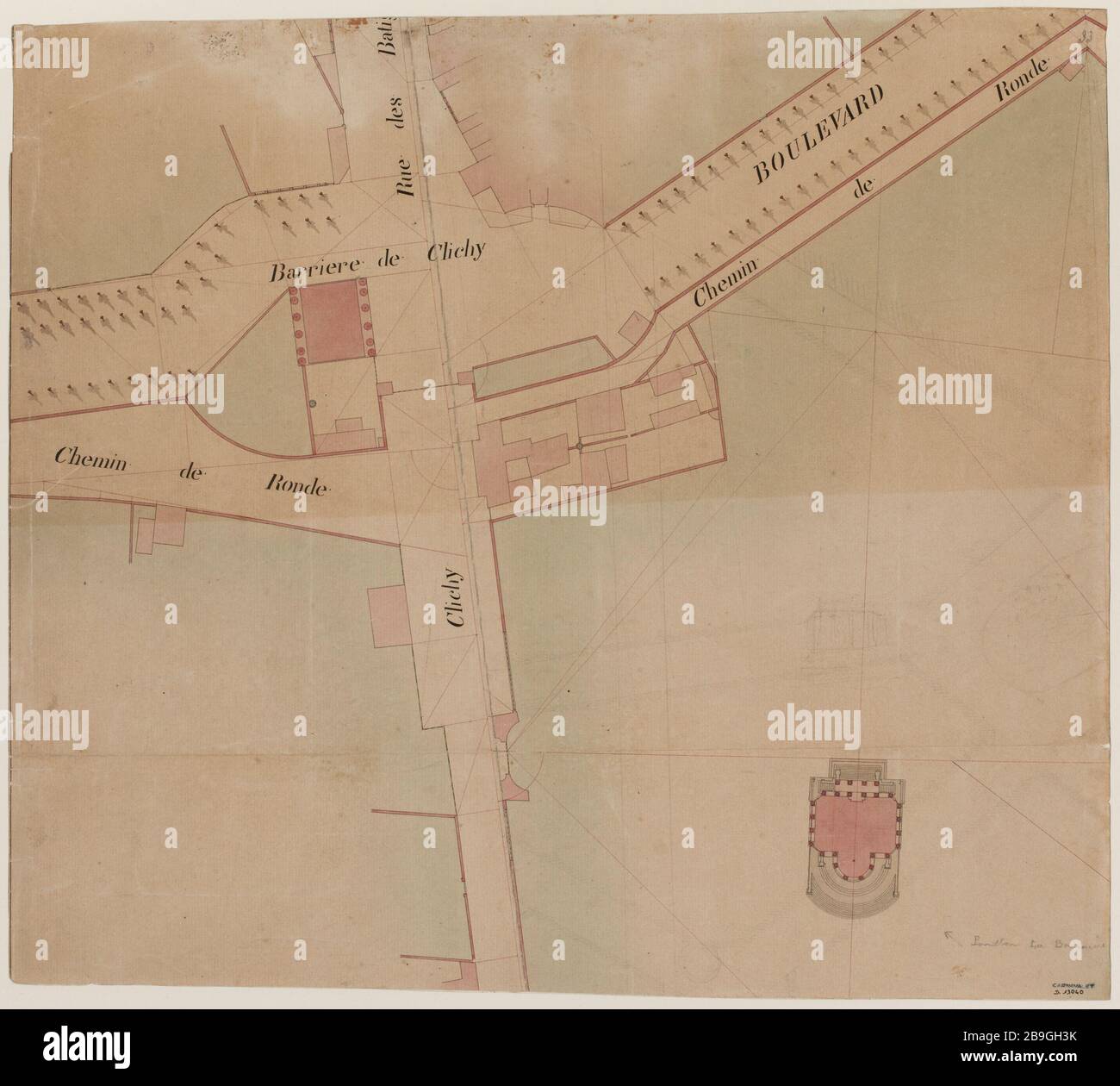 Clichy map hi-res stock photography and images - Alamy