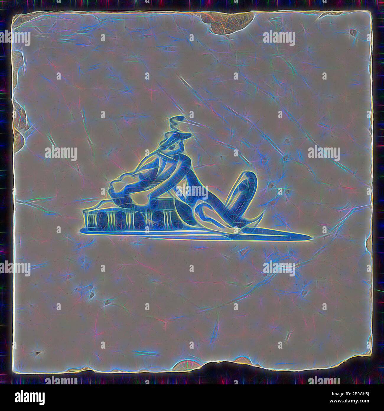 Figure tile, sitting figure, wall tile tile sculpture ceramic ...