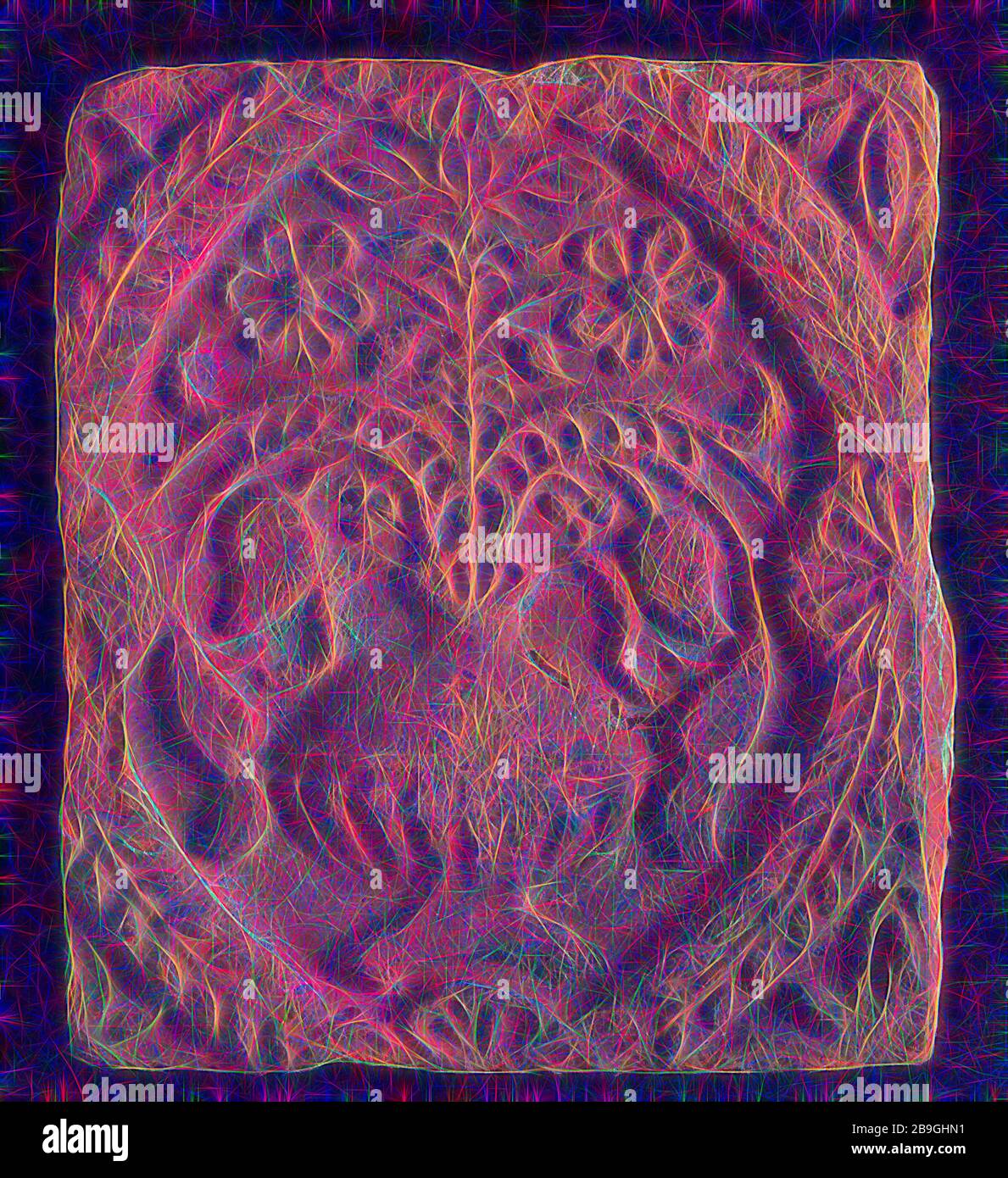 Hearthstone, from Antwerp Belgium, without frame, with flower vase ...